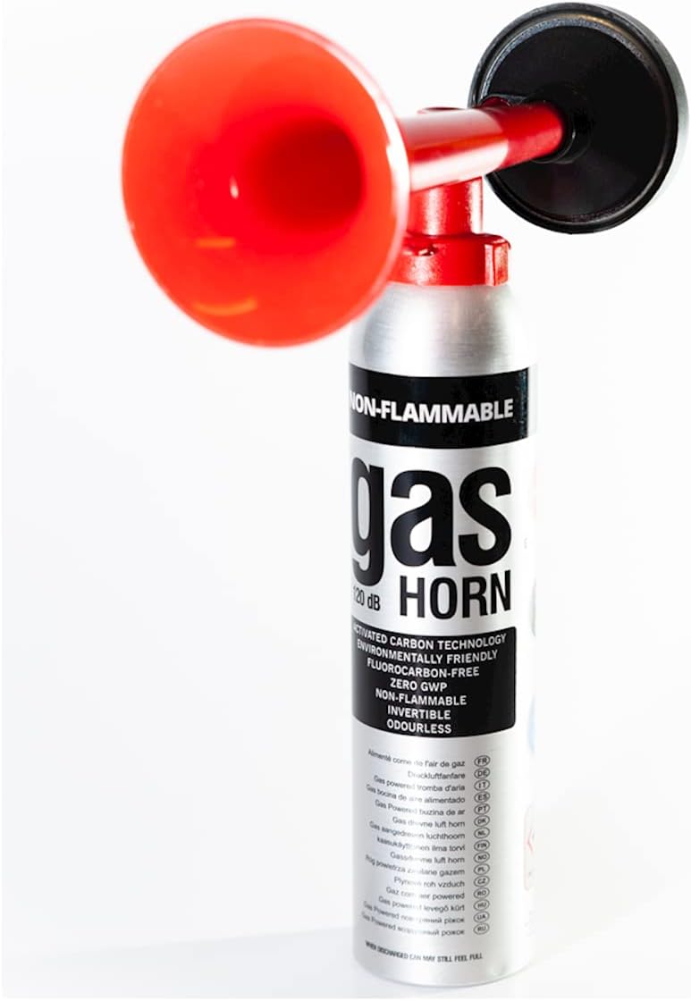 IN CASE OF FIRE USE THE AIR HORN SIGN & AIR HORN & BRACKET FIRE SAFETY ...