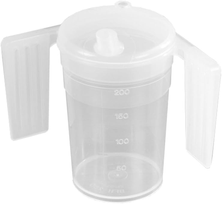 NRS Healthcare Feeder Cup with Handle with Wide Spout, White : Amazon ...