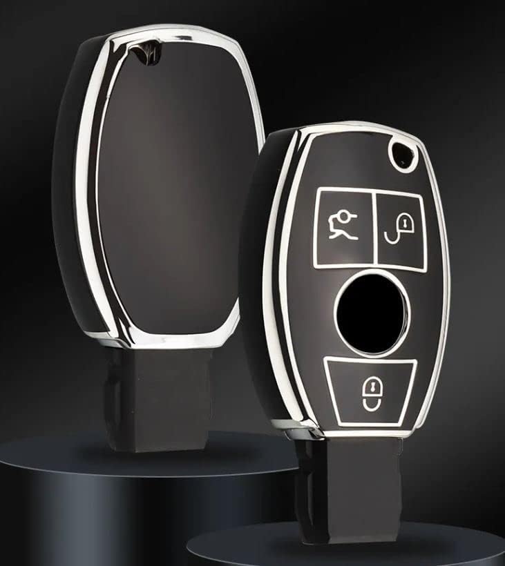 StyleC SMART KEY FOB REMOTE COMPATIBLE WITH MERCEDES BENZ 3 BUTTON CASE ...