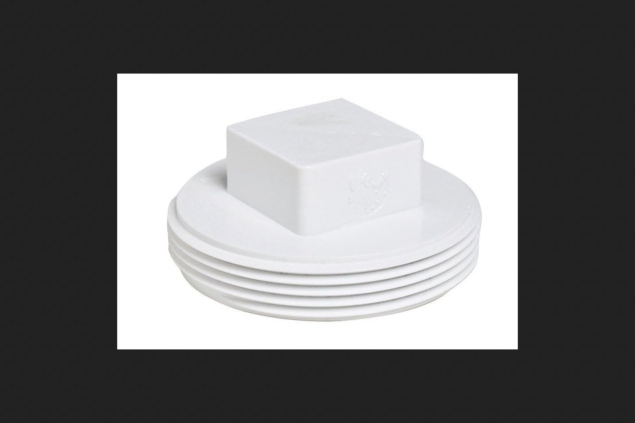 Amazon.com: PLUG THREADED 4" PVC : Industrial & Scientific