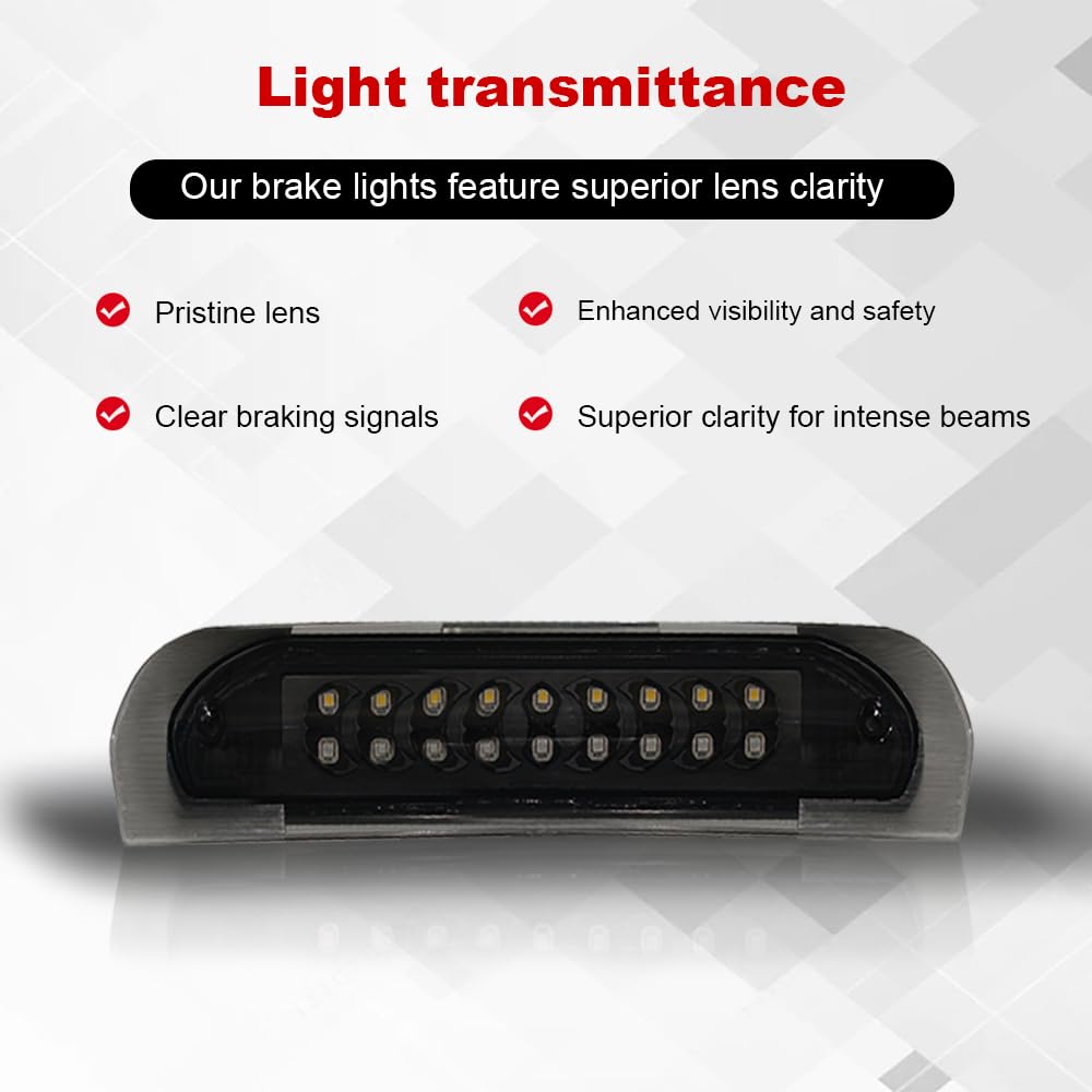 Snapklik.com : DimFlux LED 3rd Brake Light,High Mount Stop Light,Third ...