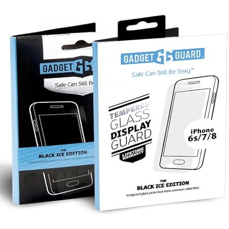 Amazon.com: Gadget Guard Black Ice Tempered Glass Screen Protector for ...
