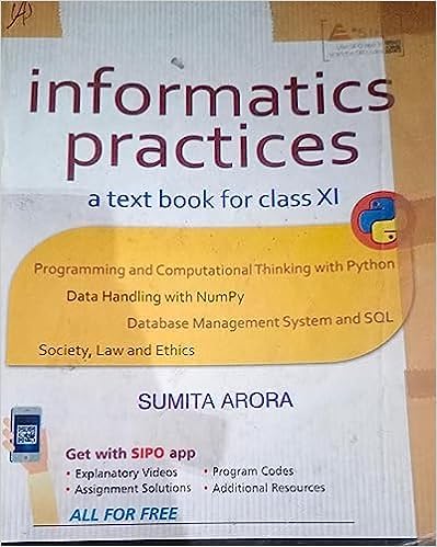 Amazon.in: Buy Informatics practices class 11 sumita arora (Second Hand ...