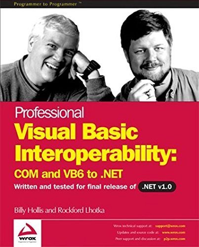 Professional Visual Basic Interoperability - COM and VB6 to .NET by ...