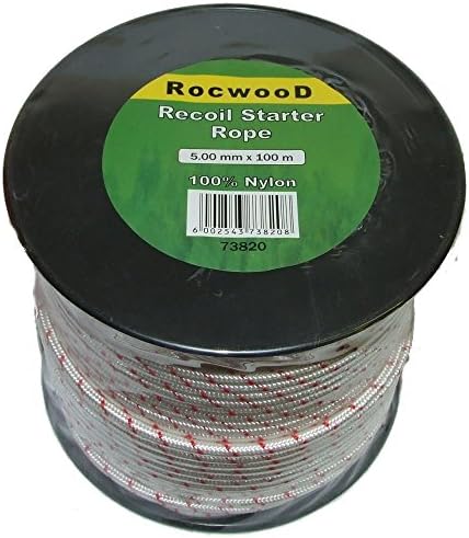 5mm x 100 Metres Starter Recoil Pull Cord Rope : Amazon.co.uk: Garden