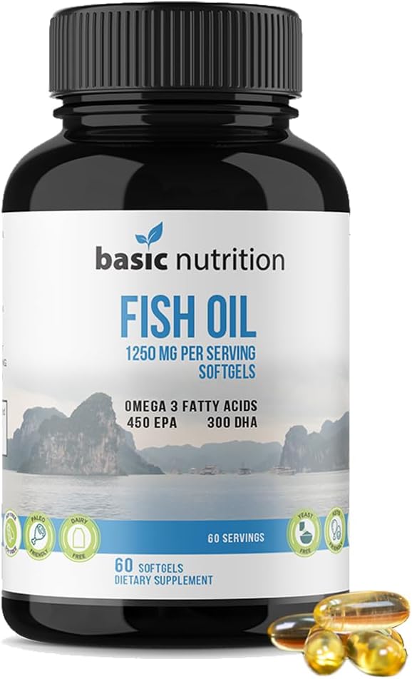 Amazon.com: Amazon Elements Super Omega-3 with Natural Lemon Flavor ...