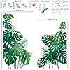 Amazon.com: DECOWALL SG2-2210 Tropical Leaves Wall Decals Plants Palm Green Leaf Tree Wall ...