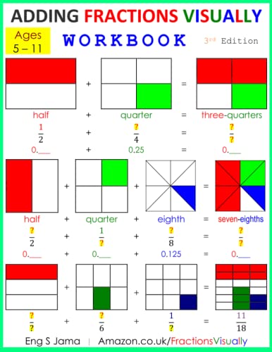Adding Fractions Visually Workbook Third Edition (Visual Mathematics ...