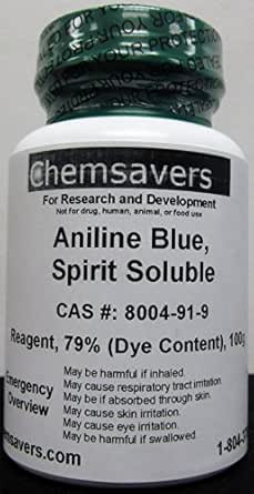 Aniline Blue, Spirit Soluble, Reagent, 79% (Dye Content), Certified ...