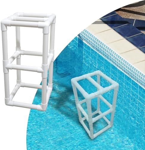 Amazon.com: 2 Pack Underwater Pool Stool with Foot Rest, Pool Stools ...