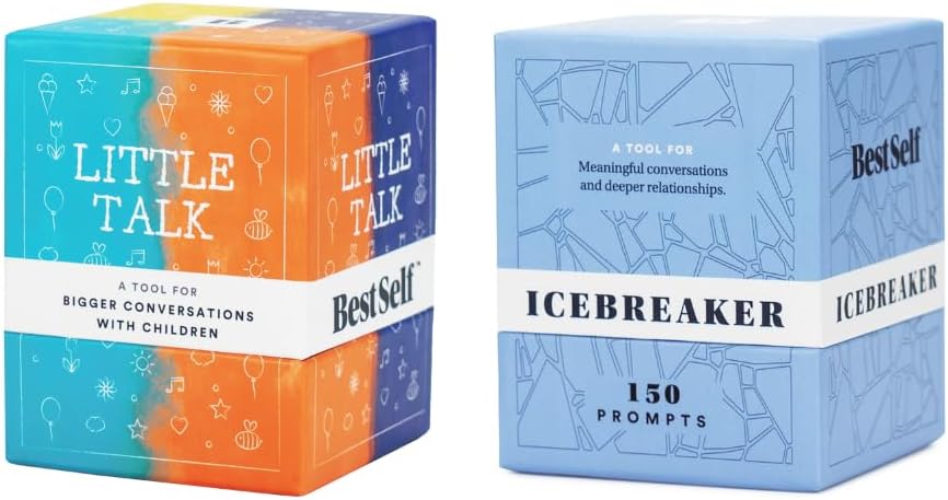 Amazon.com: BestSelf Icebreaker Deck and Little Talk Deck - Meaningful ...