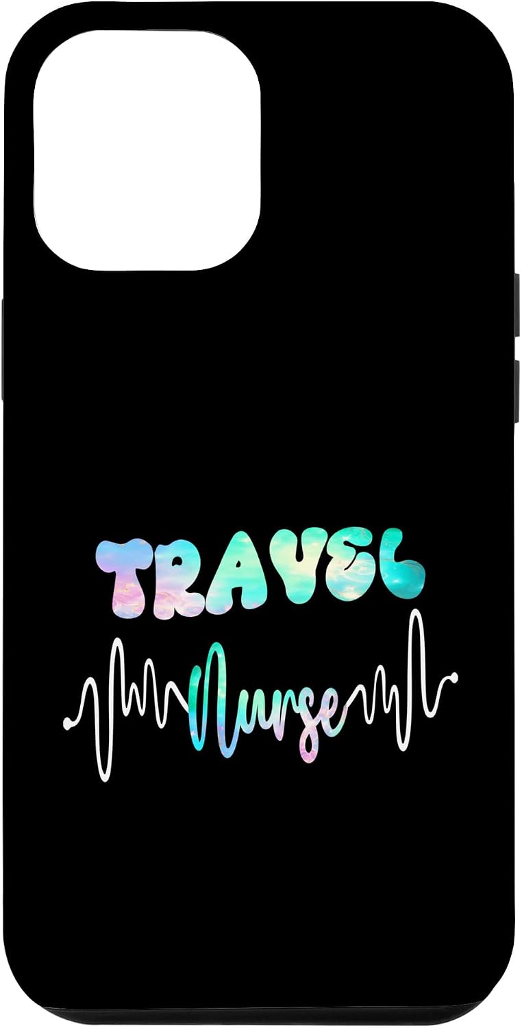 Amazon.com: iPhone 12 Pro Max Travel Nurse Heartbeat EKG Nursing Cute ...