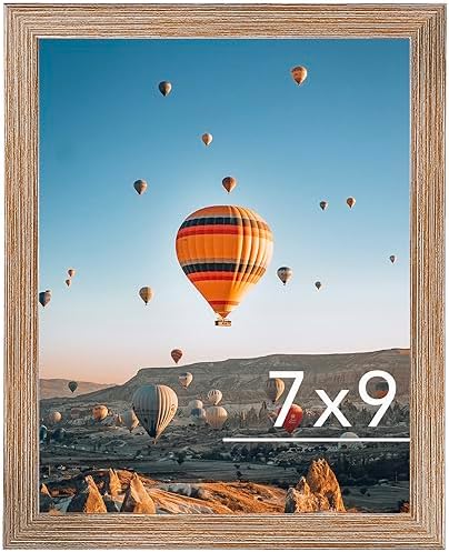 Amazon.com - JCJMY 7x9 Picture Frame Rustic Brown for Wall Hanging or ...