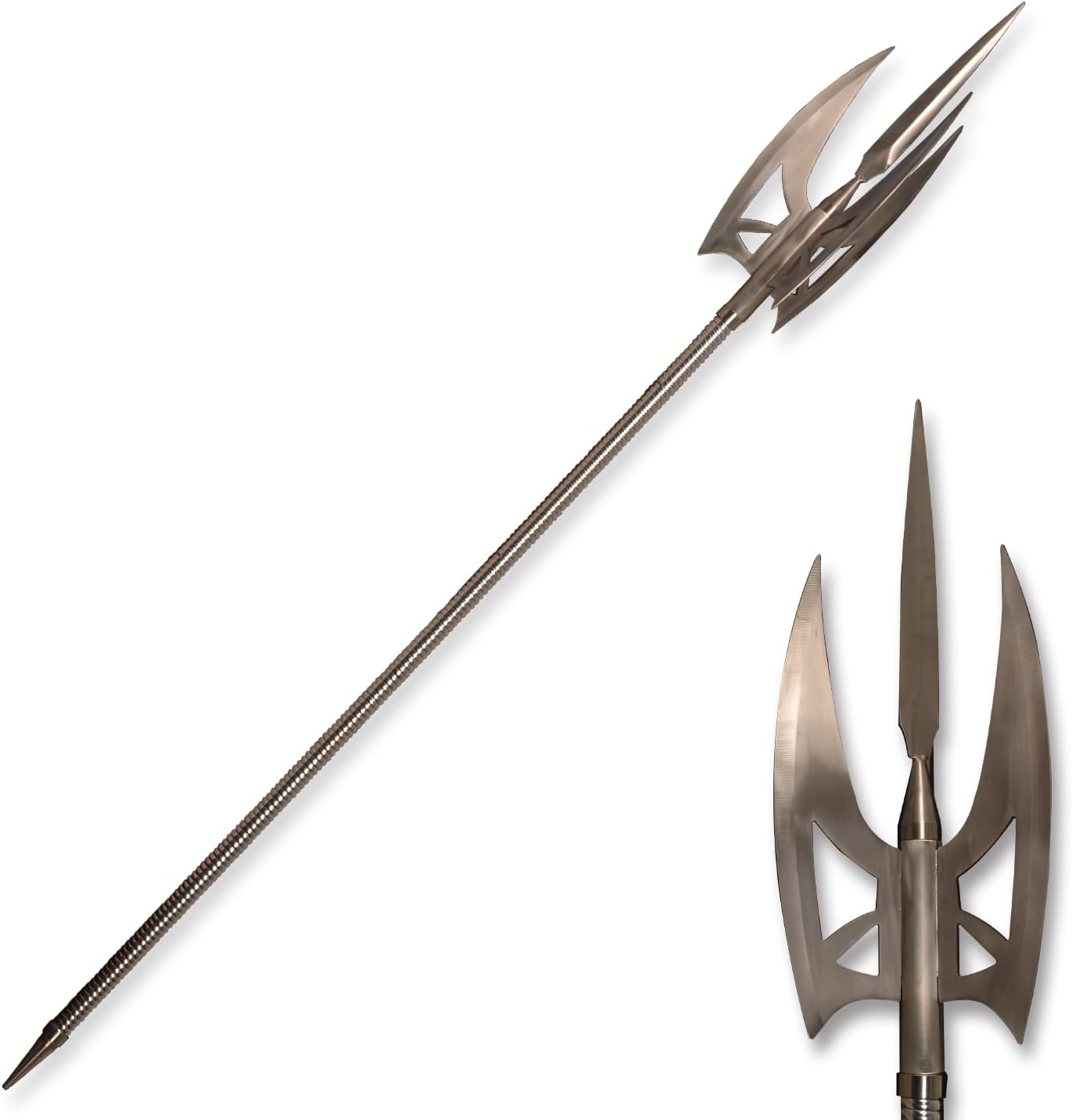 Amazon.com: ZKBWFLA Carbon Steel Finnick Trident Real Metal Cosplay ...
