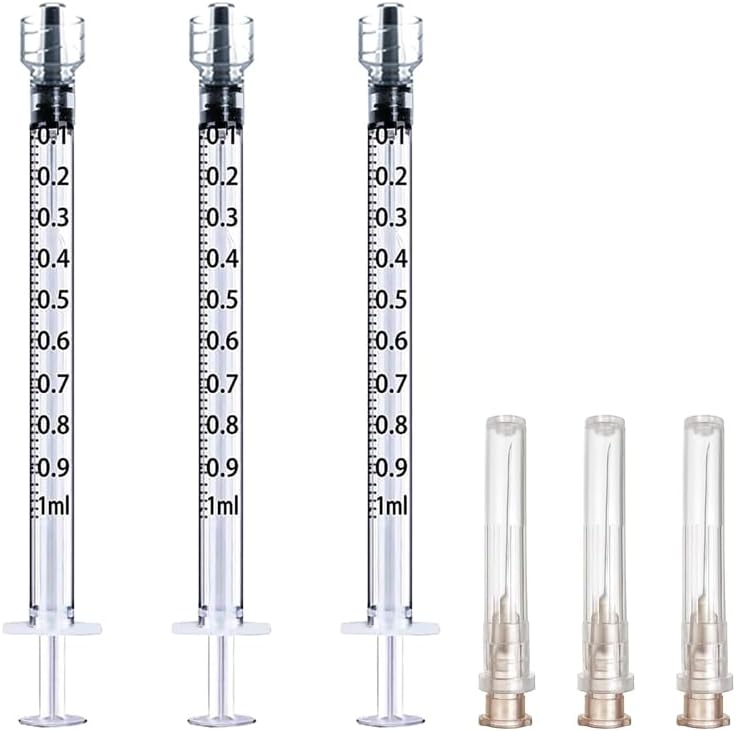 Amazon.com: 1ml with 26Ga Lab Supplies for Liquid Measuring and ...