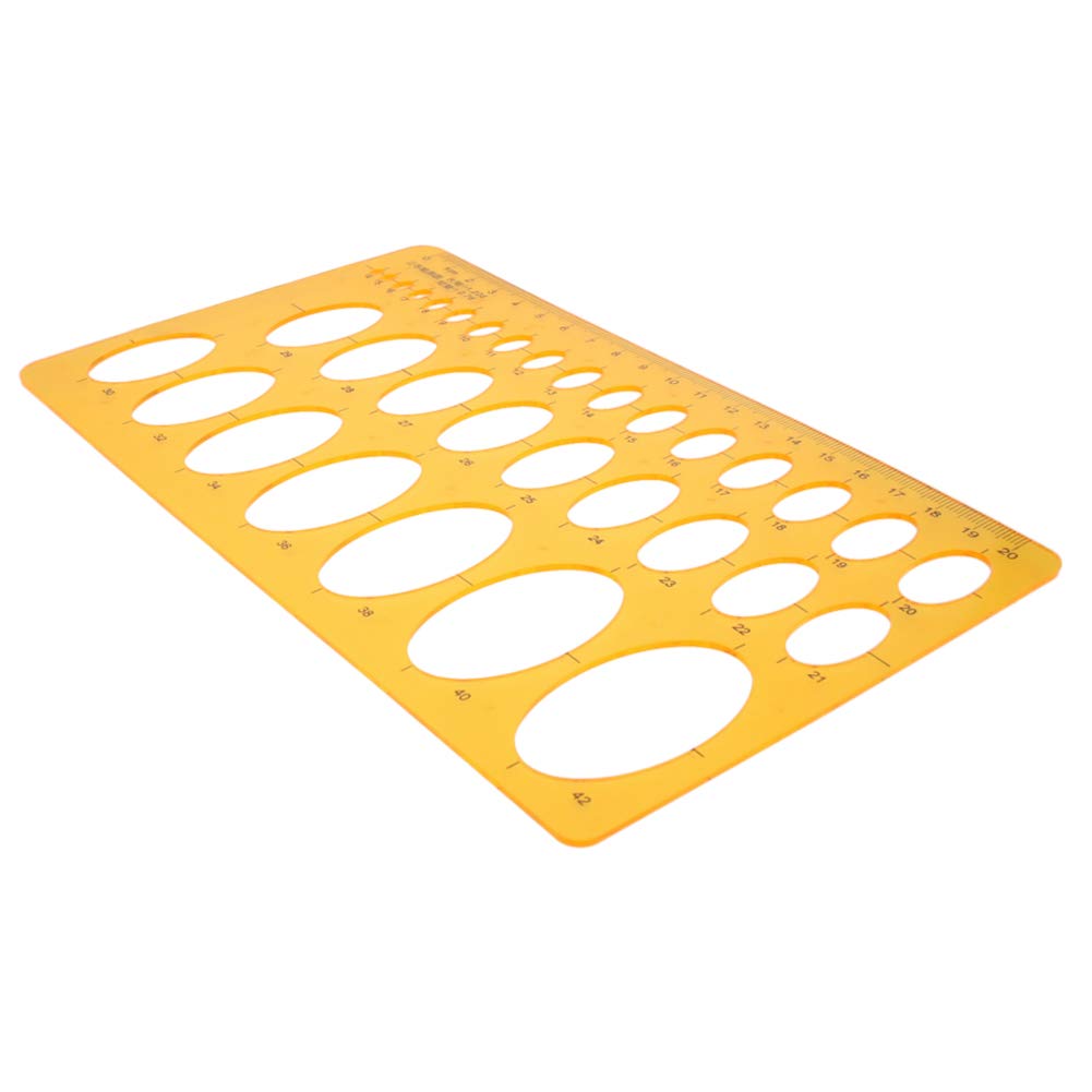 Buy Utoolmart Oval Templates, Plexiglass Drawing Template, Measuring ...