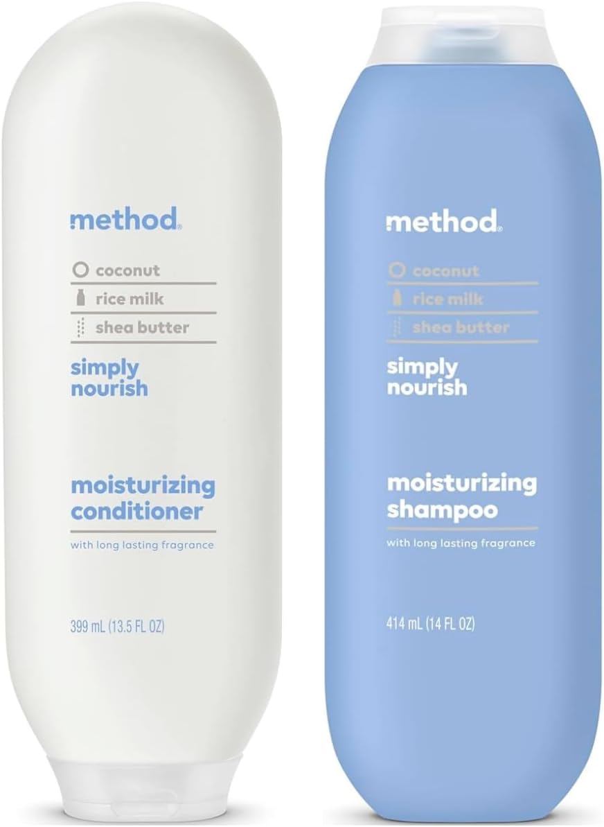 Amazon.com : Method Simply Nourish Moisturizing Shampoo and Conditioner ...