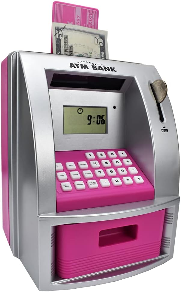 Amazon.com: Toy Talking ATM Bank ATM Machine Savings Bank for Kids ...