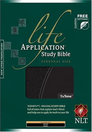 Amazon.com: Life Application Study Bible NLT, Personal Size, TuTone ...
