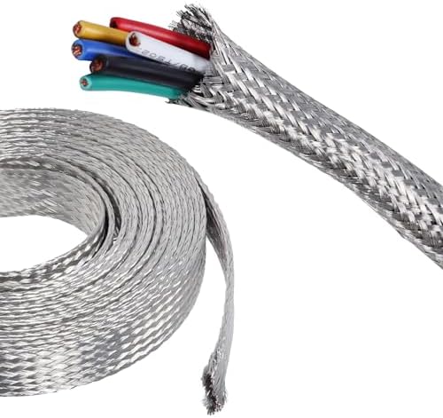 Amazon.com: Flat Tinned Copper Wires Shielding Sleeving,Wire Cable ...