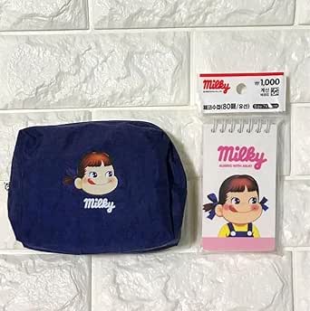 Amazon.co.jp: Korean Daiso Peko-chan Pouch Notepad Set of 2 : Office ...