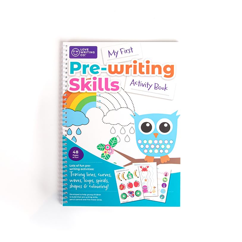 Love Writing Co. My First Pre-Writing Skills Activity Book | First ...