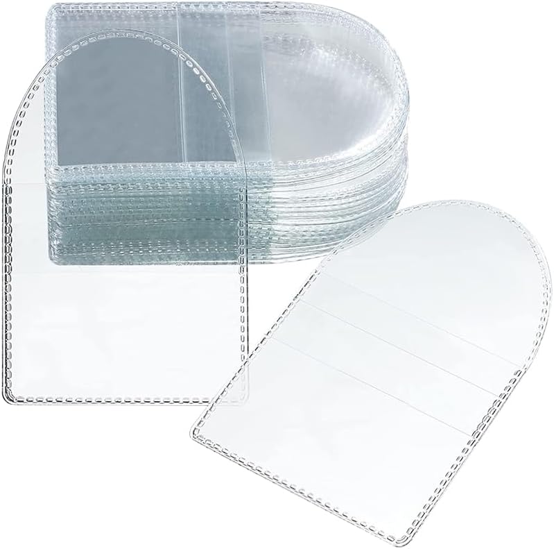 Amazon.com: UUYYEO 50 Pcs Clear Plastic Coin Sleeves Single Pocket Coin ...