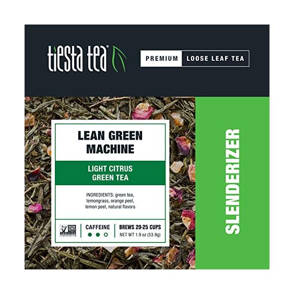 Tiesta Tea - Lean Green Machine, Light Citrus Green Tea, Loose Leaf, Up ...