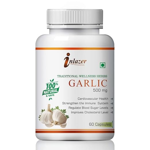 Garlic Capsule Supporting healthy blood pressure and cholesterol levels ...
