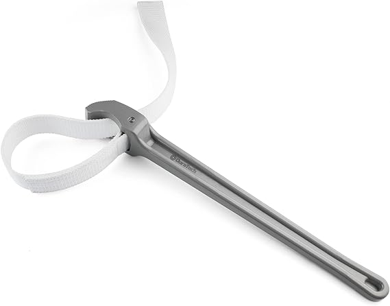 DURATECH Strap Wrench 18" Handle, Adjustable Nylon Strap Pipe Wrenches ...
