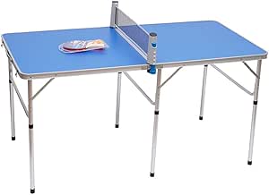 Amazon.com : Folding Portable Table Tennis Table with Net Table Tennis ...