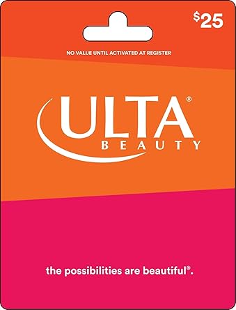 Amazon.com: Ulta Beauty Physical Gift Card - $25 : Gift Cards
