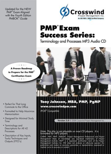 PMP Exam Success Series: Terminology & Processes MP3 CD: Tony Johnson MBA, Tony Johnson MBA ...