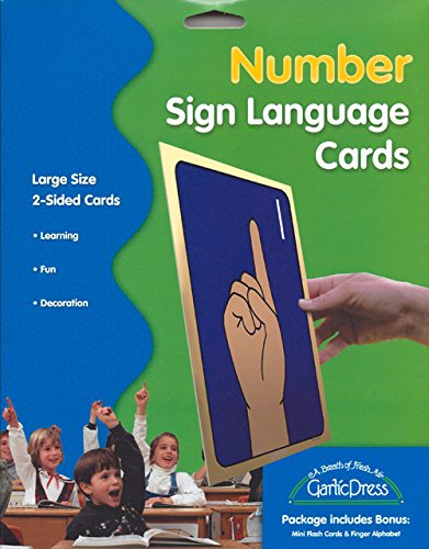Amazon.com: Number Sign Language Cards: 9781930820203: Collins, Stan: Books
