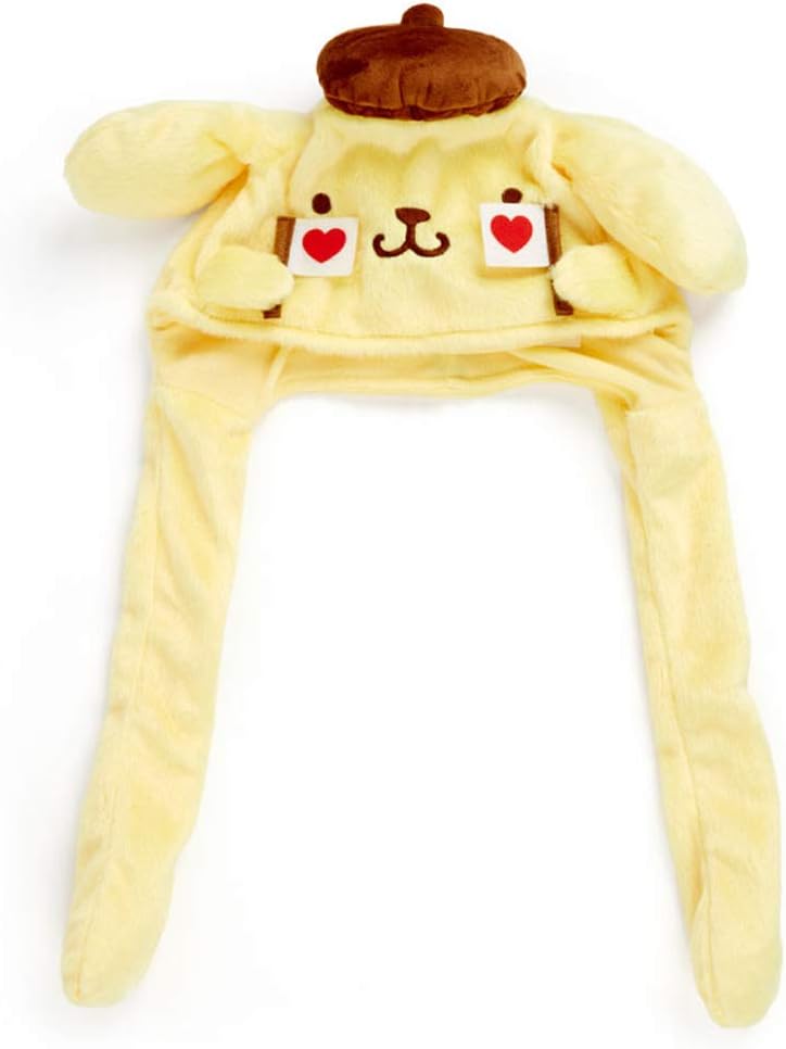 Amazon.com: Sanrio Pom Pom Purin Hat Stuffed Ear Moving wear : Clothing ...