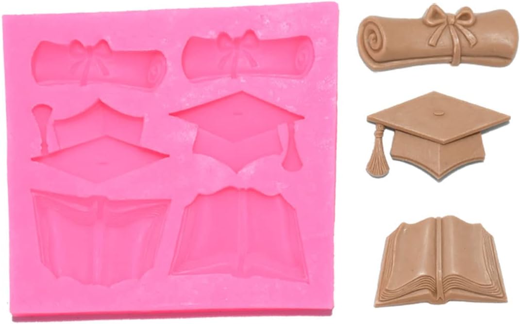 Amazon.com: Mini Graduation Mold Graduation Cookie Cutters Graduation ...