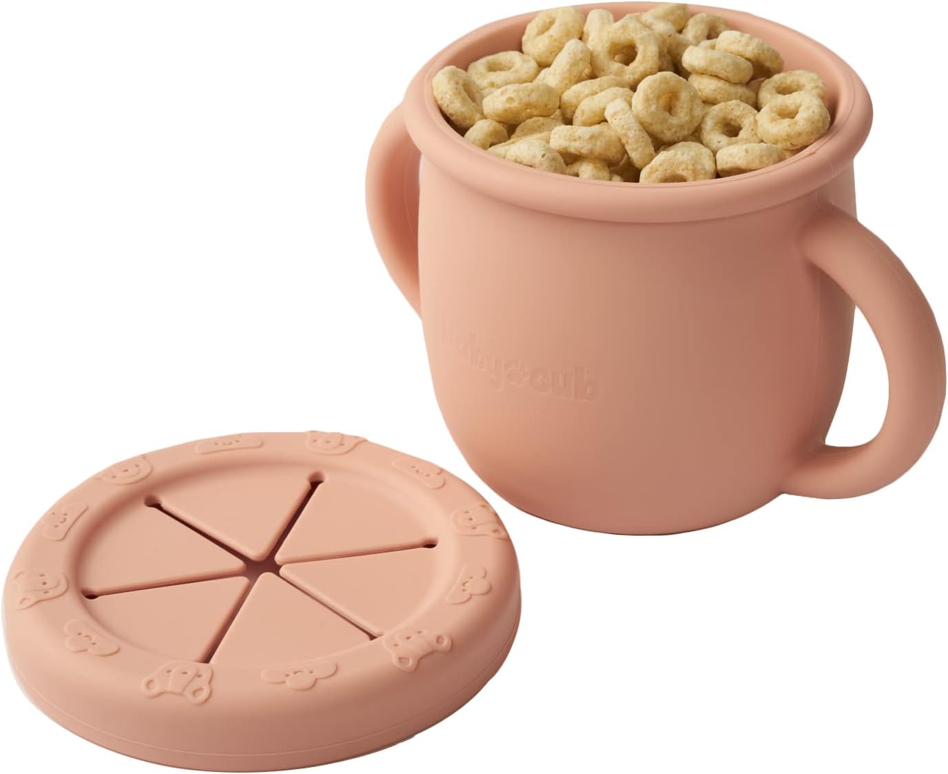 Amazon.com: BABY CUB - 2 in 1 Toddler Training Snack Cup, Spill Proof ...