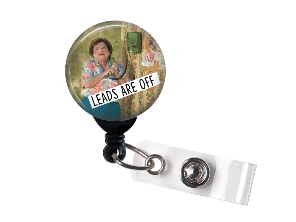 Amazon.com: Retractable Badge Reel - Leads are Off, Telemetry Badge ...
