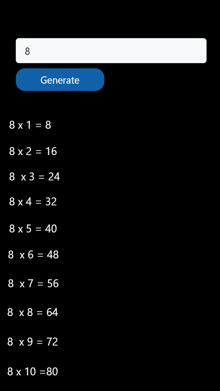 Multiplication table - Shezana - App on Amazon Appstore