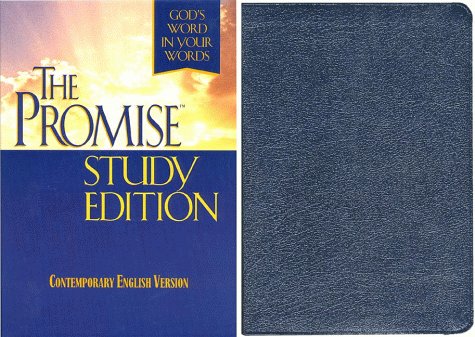 The Promise: Contemporary English Version, Blue Bonded Leather, Study ...