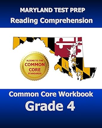 MARYLAND TEST PREP Reading Comprehension Common Core Workbook Grade 4 ...