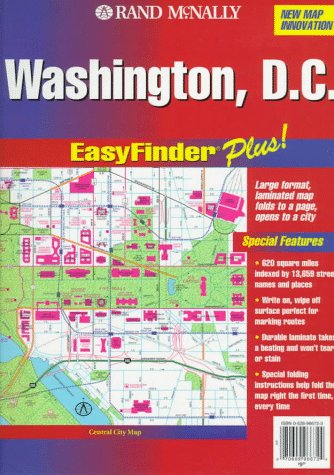 Washington, D.C.: Easyfinder Plus (Easyfinder Plus Map): 9780528966729 ...