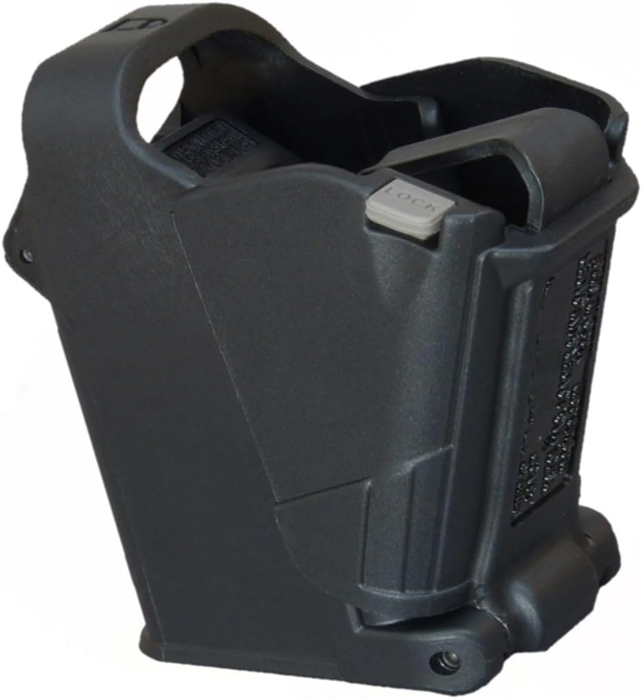 Magazine Loader Speedloader Compatible with 9mm to 45 Calibers Black ... Magazine Loader Speedloader Compatible with 9mm to 45 Calibers Black ...