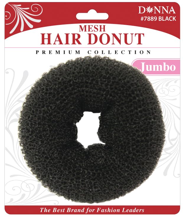 Amazon.com: Donna Mesh Hair Donut Bun Maker, 1PC - Elegant Hair ...
