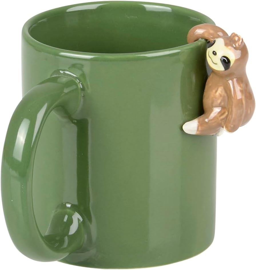 Amazon.com | Yalucky Novelty Sloth Coffee Mug, Cute Travel Tea Mugs ...