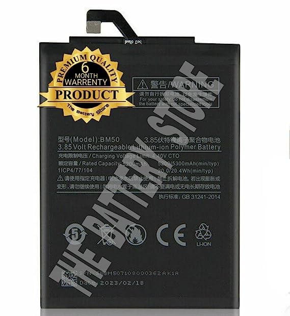 THE BATTERY STORE® Original [BM50] Battery for Redmi Max 2 Battery with ...