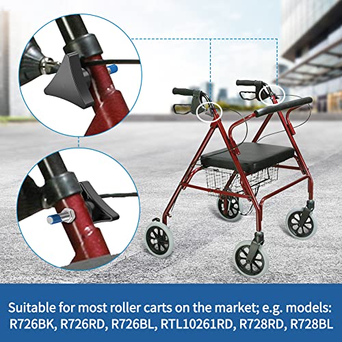 Snapklik.com : Knob Universal For Rolling Walker Rollator, Aluminum 3 ...