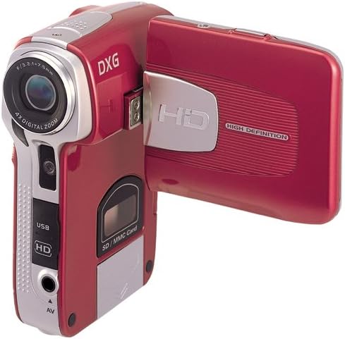 Amazon.com : DXG 579V Hi-Def Pocket Camcorder (Red) : Electronics