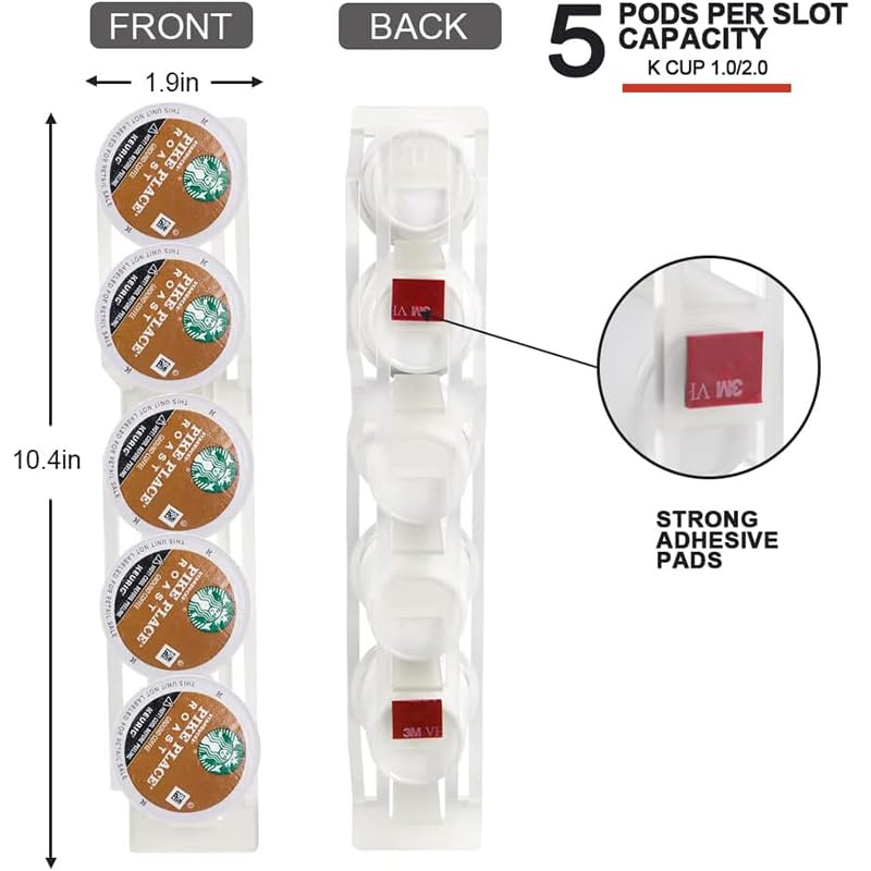 Snapklik.com : SUNGRACE Coffee Pod Holder For Keurig K Cup Pods, Side ...