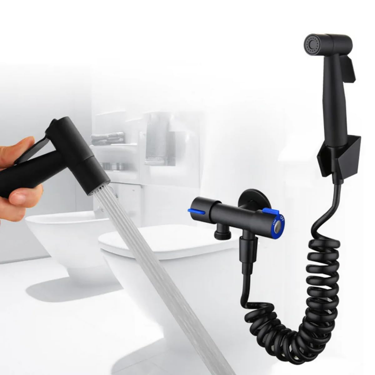 UNIVERSOENLÍNEA.COM Grifo Inodoro Con Válvula Angular De Doble Salida ...